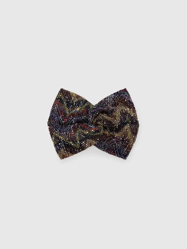 Missoni Headband In Lamé Viscose Blend With Sequins