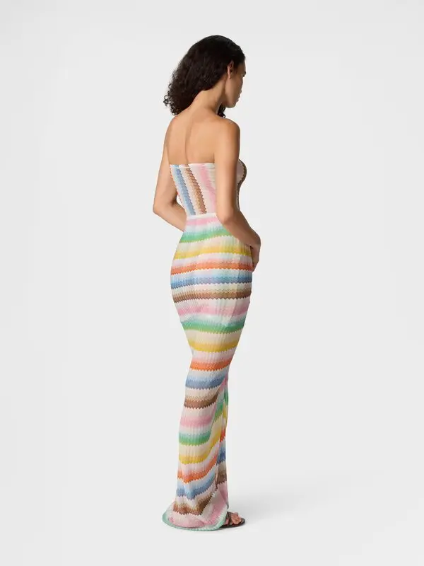 Missoni Up Dress With Dégradé Zigzag Motif