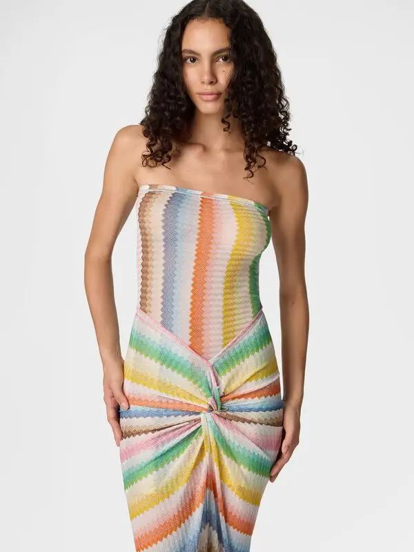 Missoni Up Dress With Dégradé Zigzag Motif