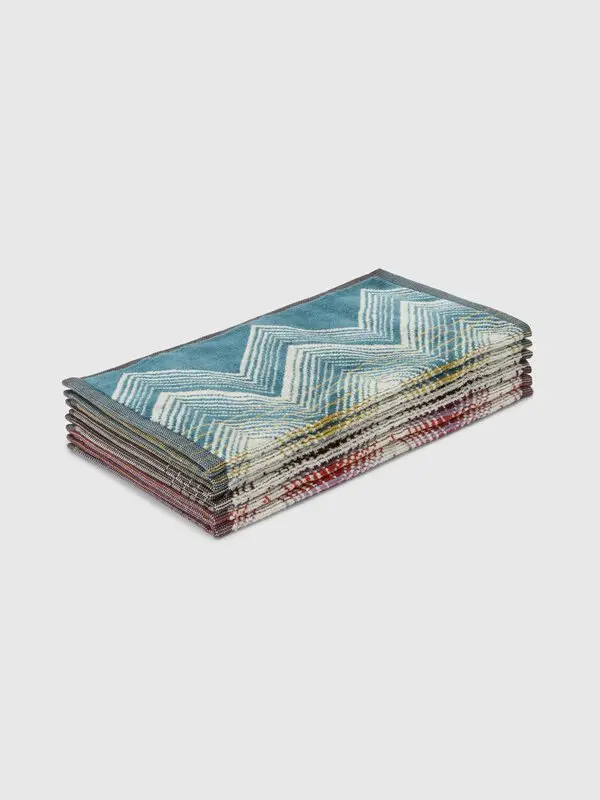 Missoni Marea Set Of Six Pure Cotton Face Towels - Multicoloured