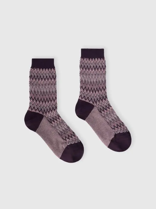 Missoni Blend Chevron Socks - Multicoloured