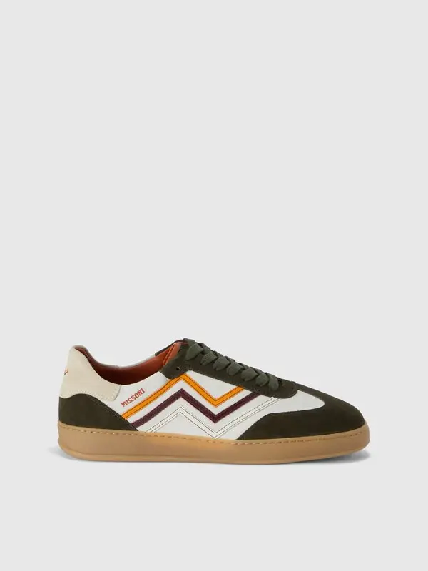 Missoni Sneakers With Chevron Detailing