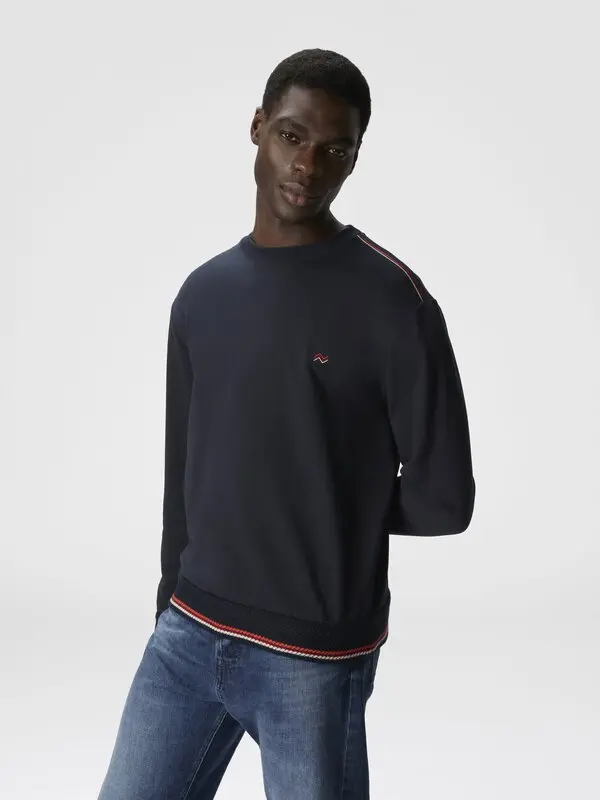 Missoni Crewneck Sweatshirt With Embroidered Logo