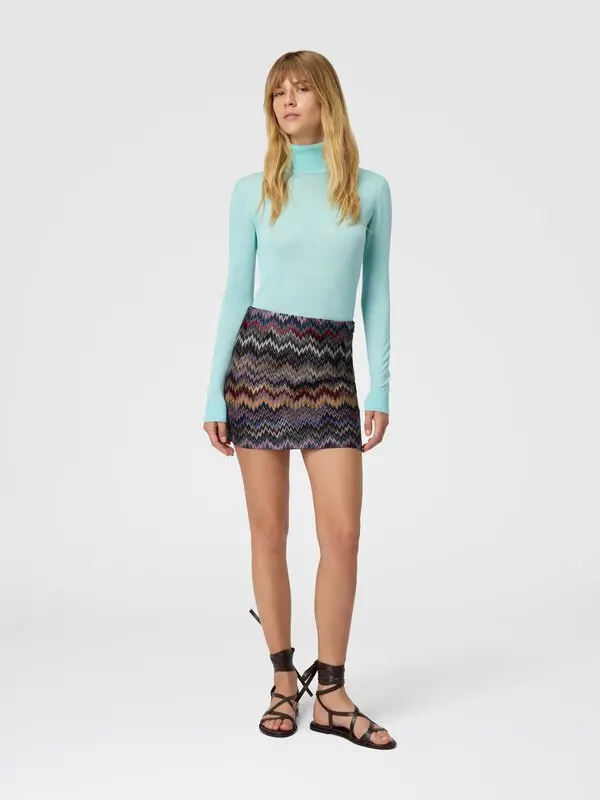 Missoni Mini Skirt With Snake Pattern