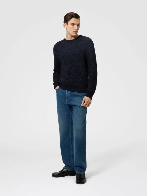 Missoni Wool And Viscose Zig Zag Crewneck Pullover