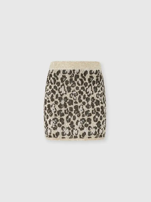 Missoni Jacquard Knit Mini Skirt With Sequins