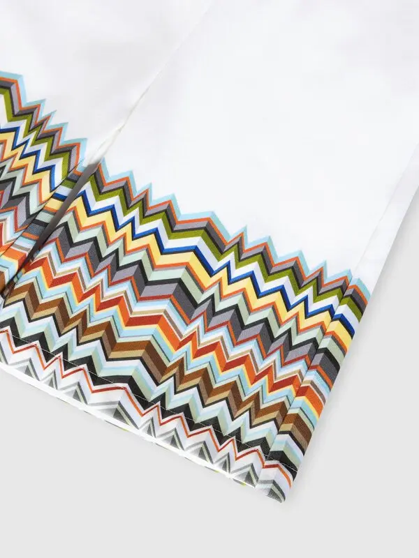 Missoni Pure Cotton Shorts With Zig Zag Detail