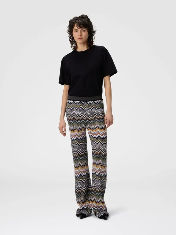 Missoni Long Pants With Chevron Pattern