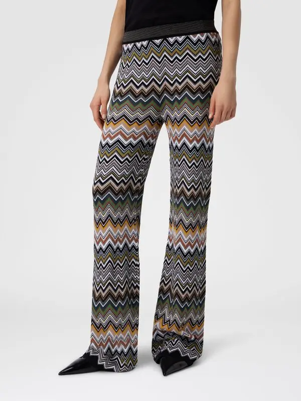 Missoni Long Pants With Chevron Pattern