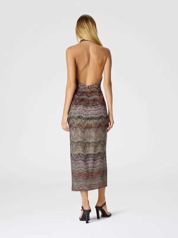 Missoni Midi Dress With Halter Neck