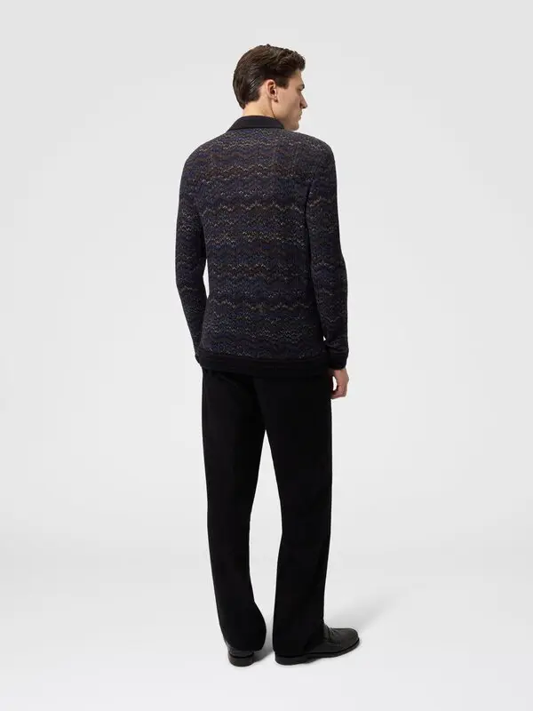 Missoni Sleeve Cashmere And Viscose Polo Shirt