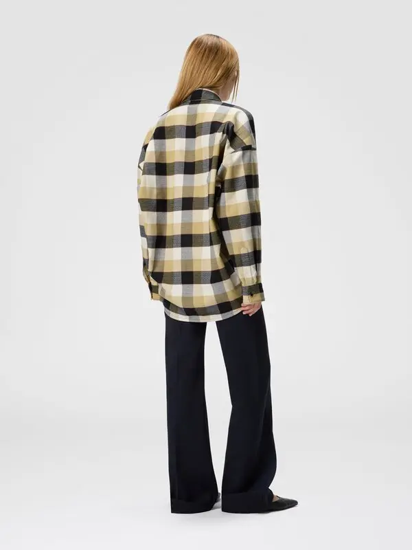 Missoni Oversized Check Shirt - Beige