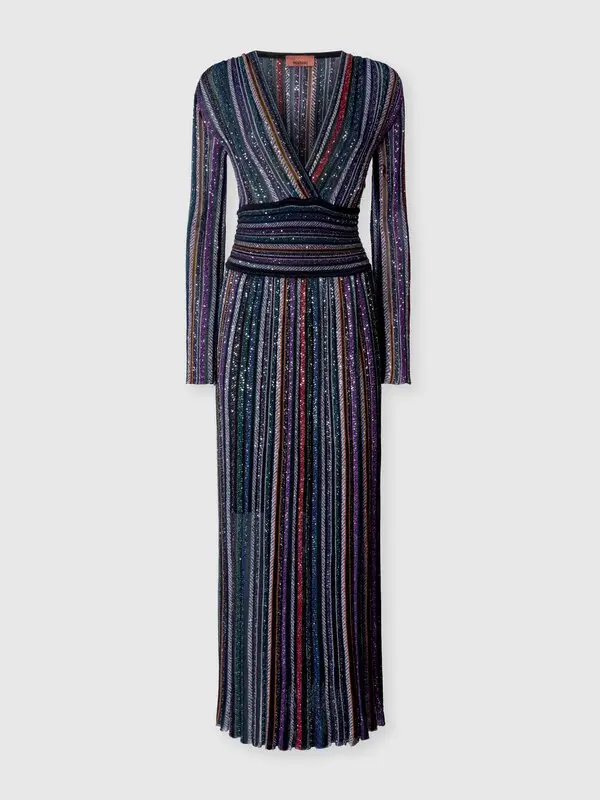 Missoni Long Dress With Sequin Embellisht
