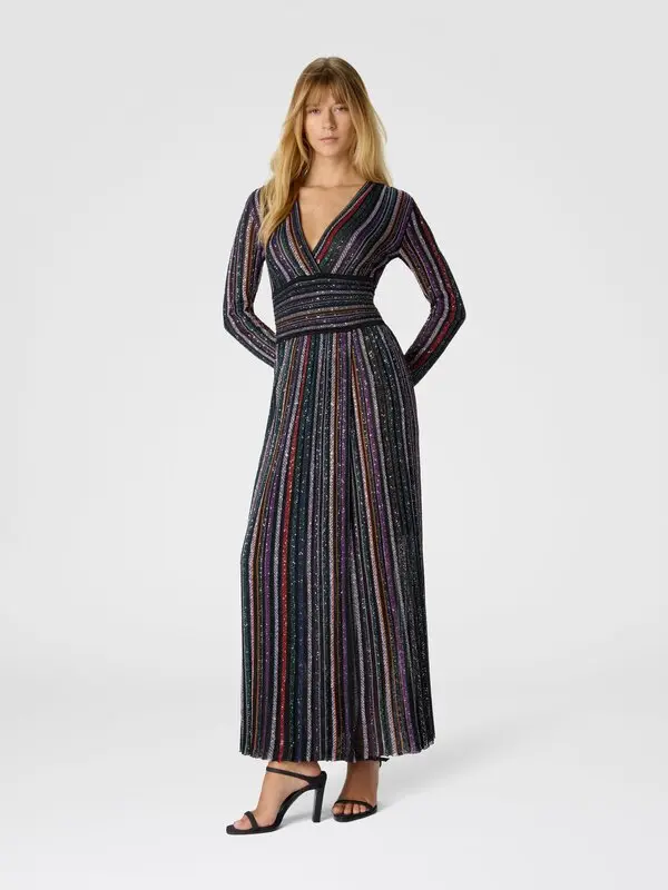 Missoni Long Dress With Sequin Embellisht