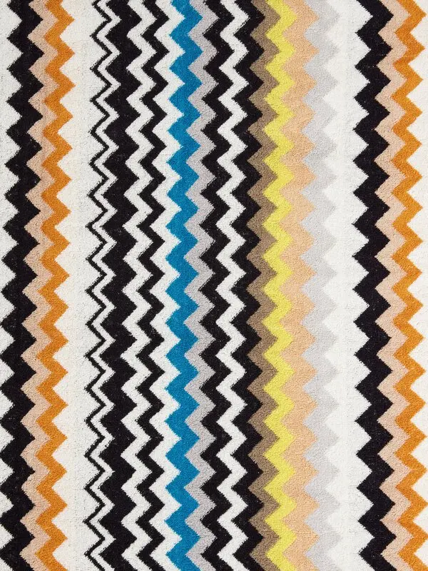 Missoni Five-piece Bath Bath Set In Cotton Terry - Black Multicoloured