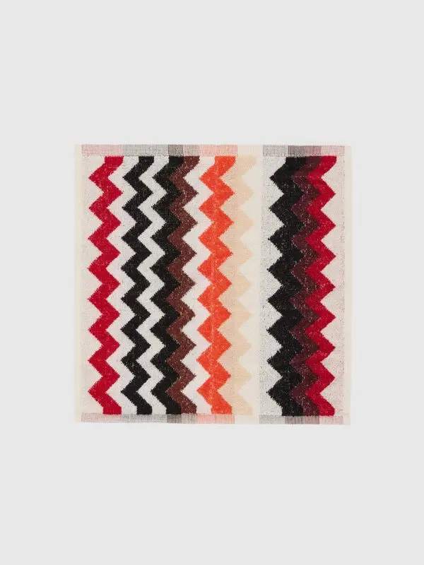 Missoni Best Set Of Six Pure Cotton Face Towels - Red,multicoloured
