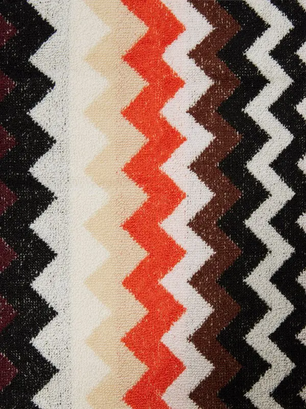 Missoni Best Set Of Six Pure Cotton Face Towels - Red,multicoloured