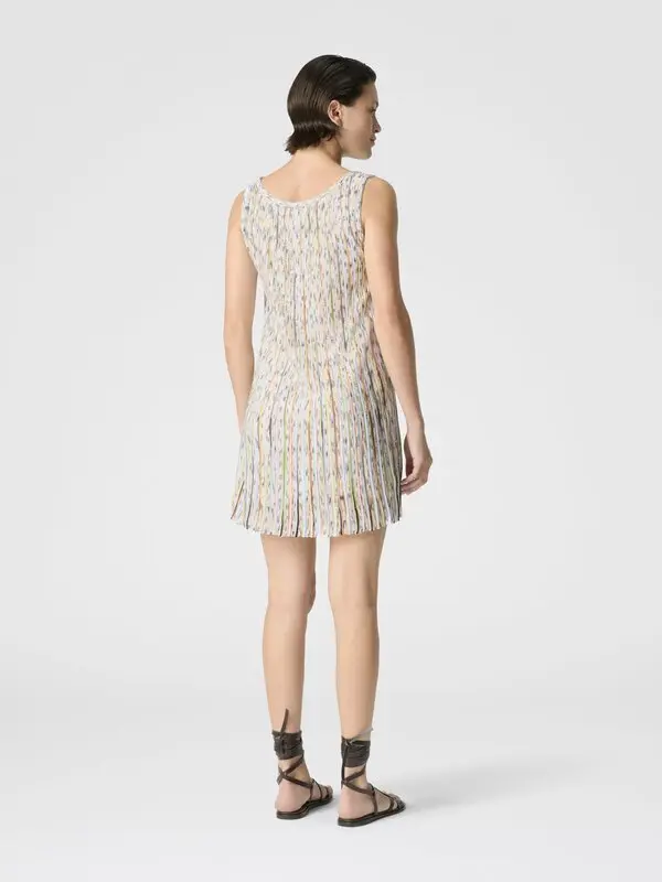 Missoni Sleeveless Mixed Viscose Mini Dress With Sequins