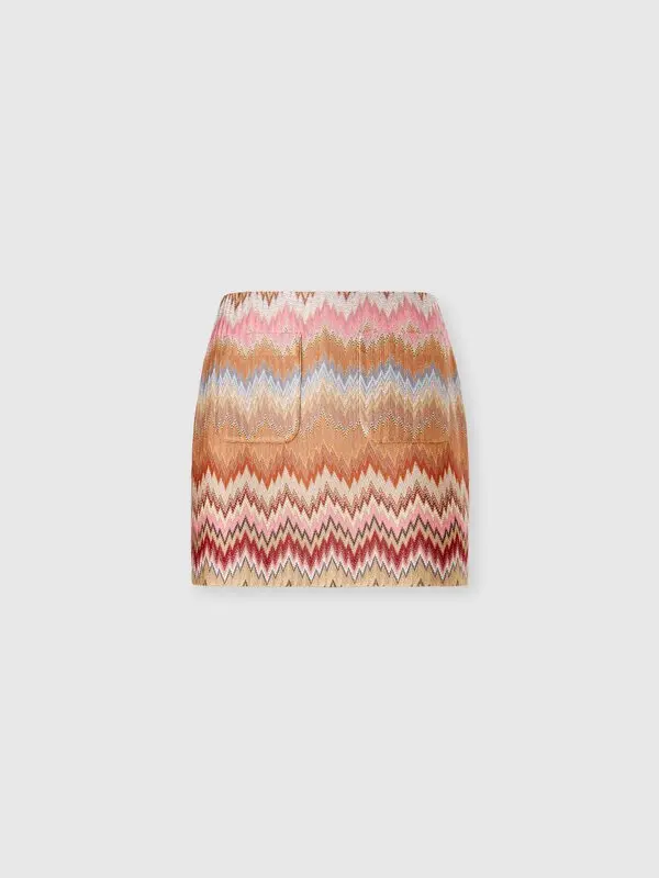 Missoni Pattern Mini Skirt