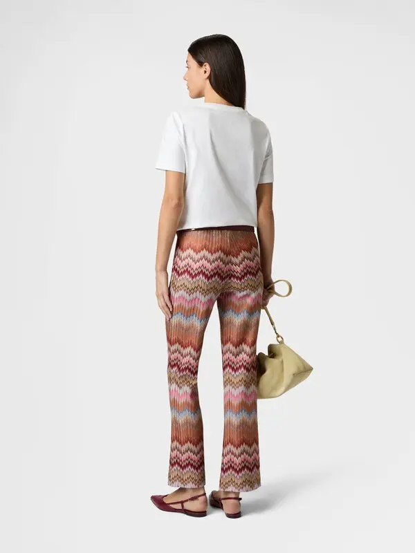 Missoni Cotton Jersey Crewneck T-shirt With Graphic Print