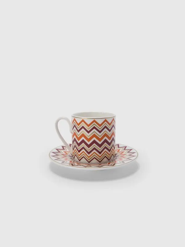 Missoni Iconic Set Of 6 Coffee Cups & Saucers