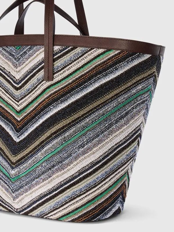 Missoni Tote Bag In Cotton Blend