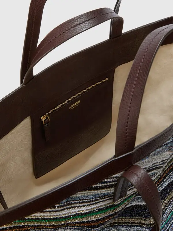 Missoni Tote Bag In Cotton Blend