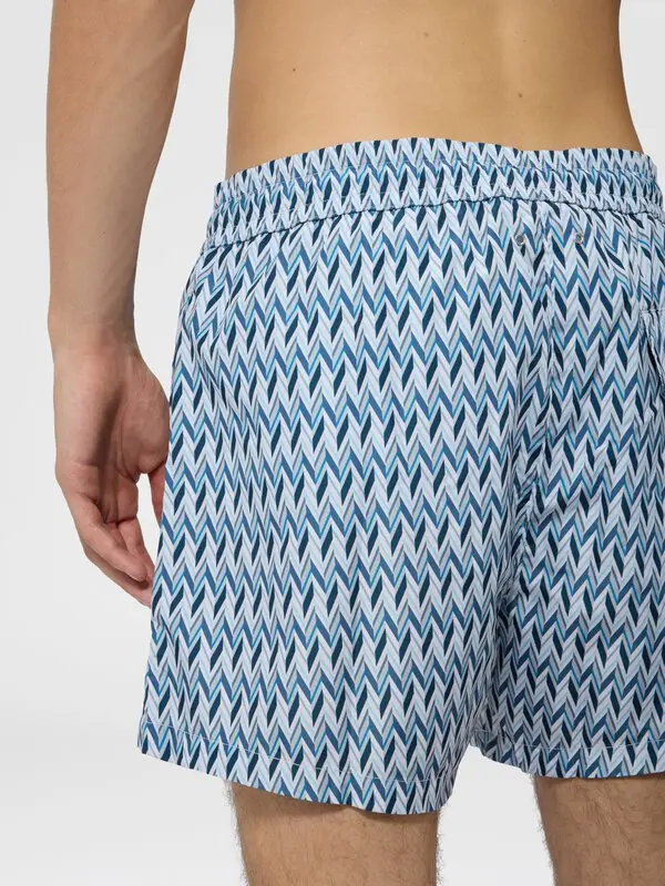 Missoni Swim Shorts With Micro Zig Zag Motif