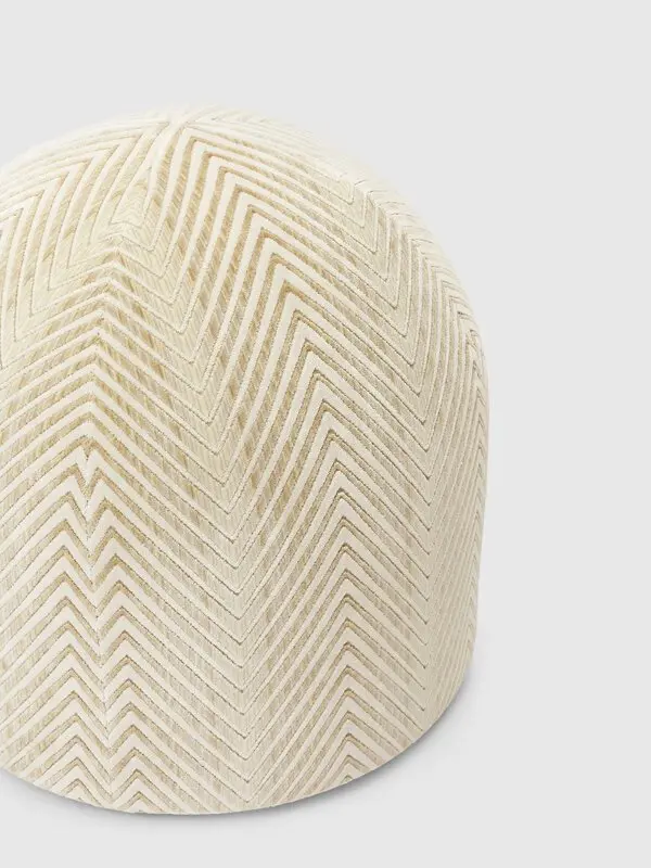 Missoni Ziggy Pouf 50x50 Cm - White
