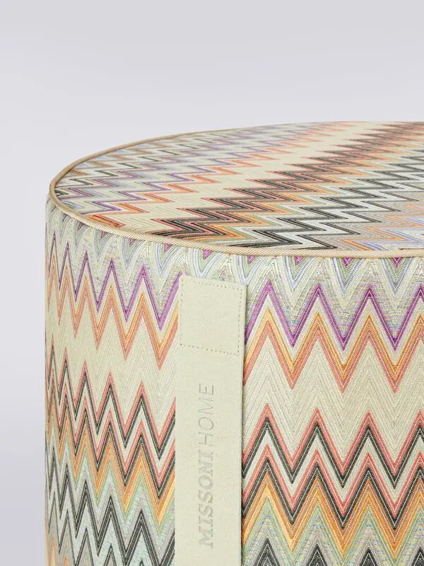 Missoni Masuleh Cylinder Pouf Rot.40x30