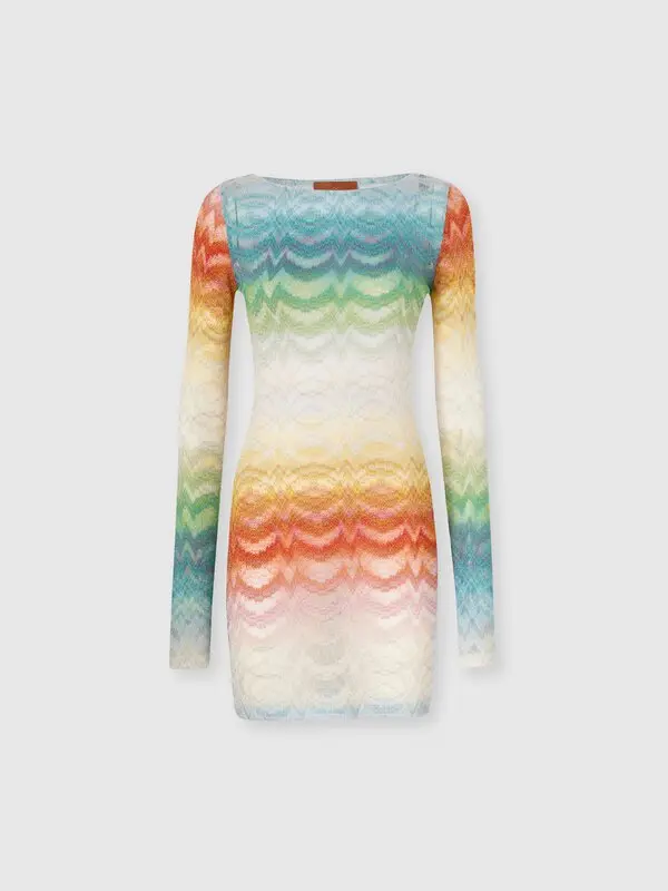 Missoni Shaded Viscose Lamé Mini Dress - Multicoloured