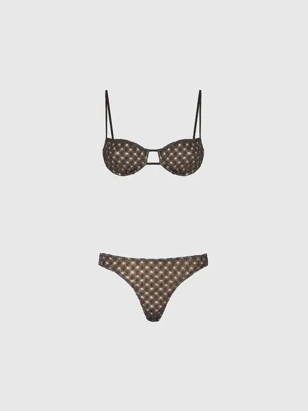 Missoni Balconette Bikini With Spiderweb Motif