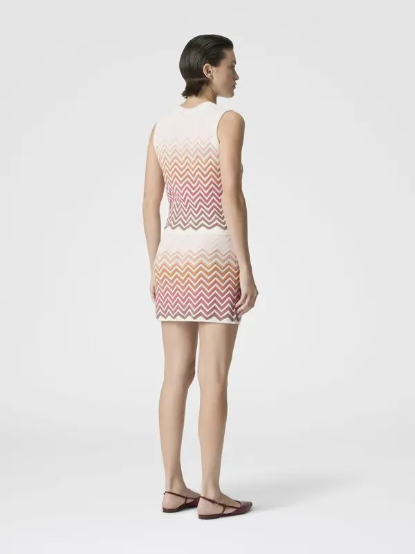 Missoni Chevron Knit Mini Skirt