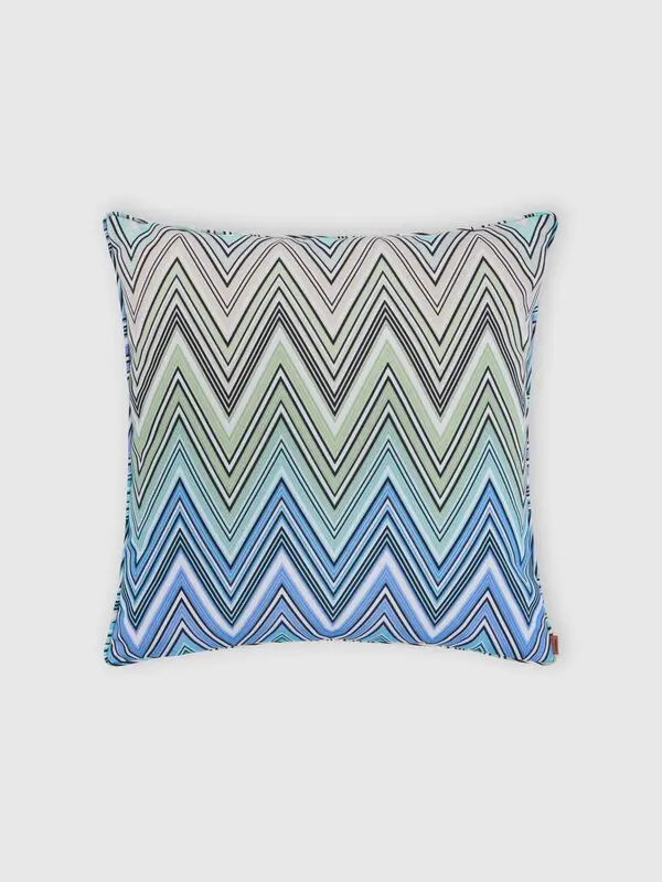 Missoni Kew Outdoor Cushion 60x60 - Turquoise Multicoloured