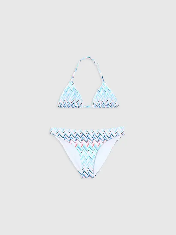Missoni Bikini With Zig Zag Print And Logo