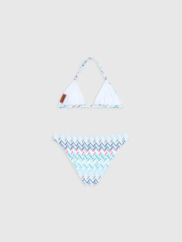 Missoni Bikini With Zig Zag Print And Logo