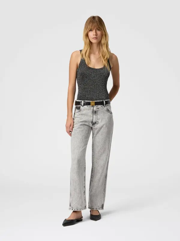 Missoni Tank Top In Viscose And Lamé Blend