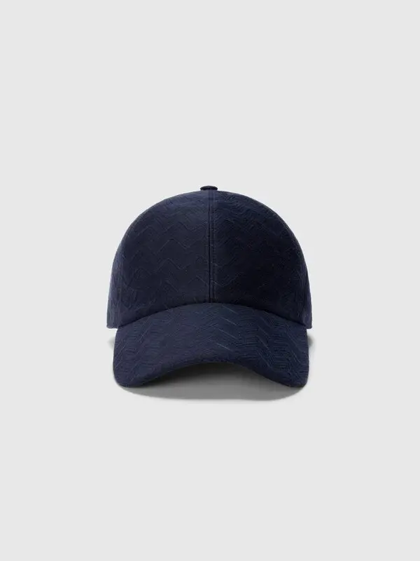 Missoni Cotton Zigzag Cap With Visor - Multicoloured