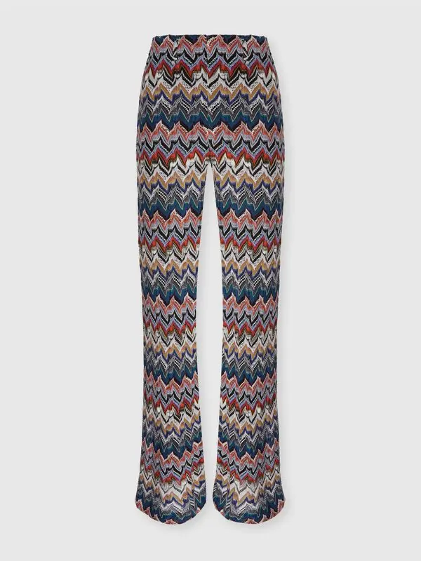 Missoni Palazzo Pants In Embroidered Lace