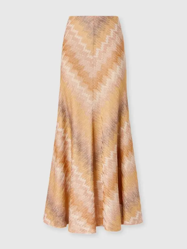 Missoni Pattern Long Skirt