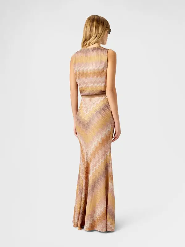 Missoni Pattern Long Skirt