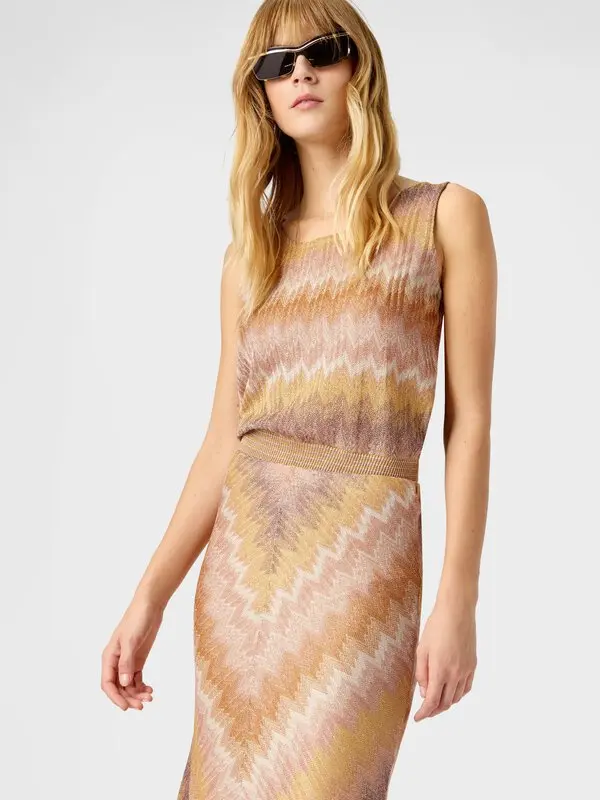 Missoni Pattern Long Skirt
