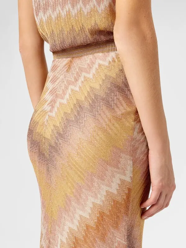 Missoni Pattern Long Skirt