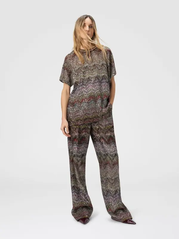 Missoni Shirt With Zigzag And Sequins