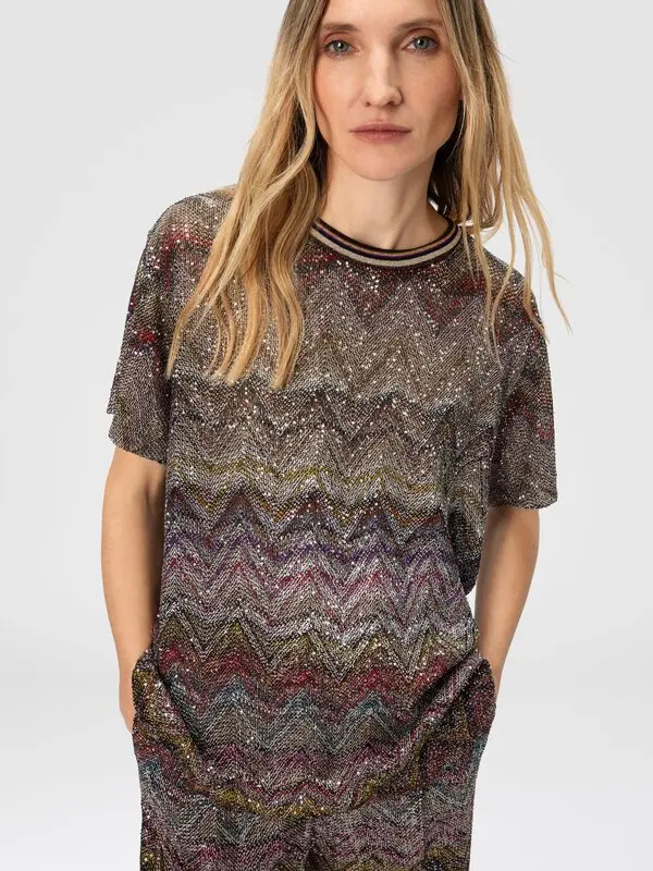 Missoni Shirt With Zigzag And Sequins