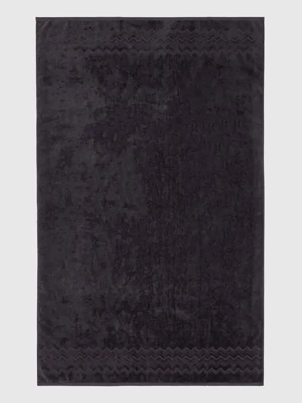 Missoni Giorgio Cotton Terry Bath Towel 100x160 Cm - Grey