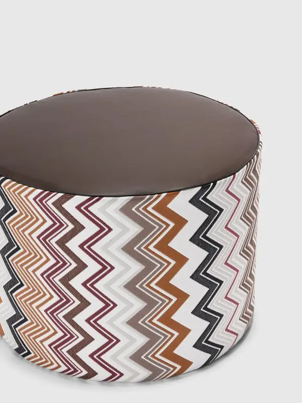 Missoni Pantelleria Cylindrical Pouf 40x30 Cm