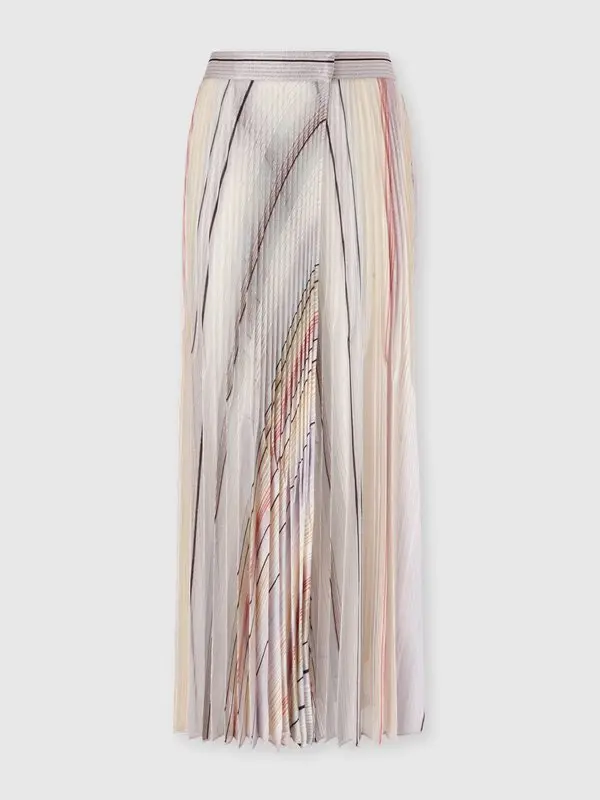 Missoni Striped Pleated Wrap Skirt