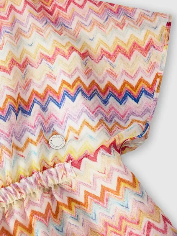 Missoni Short Dress In Cotton And Silk Blend