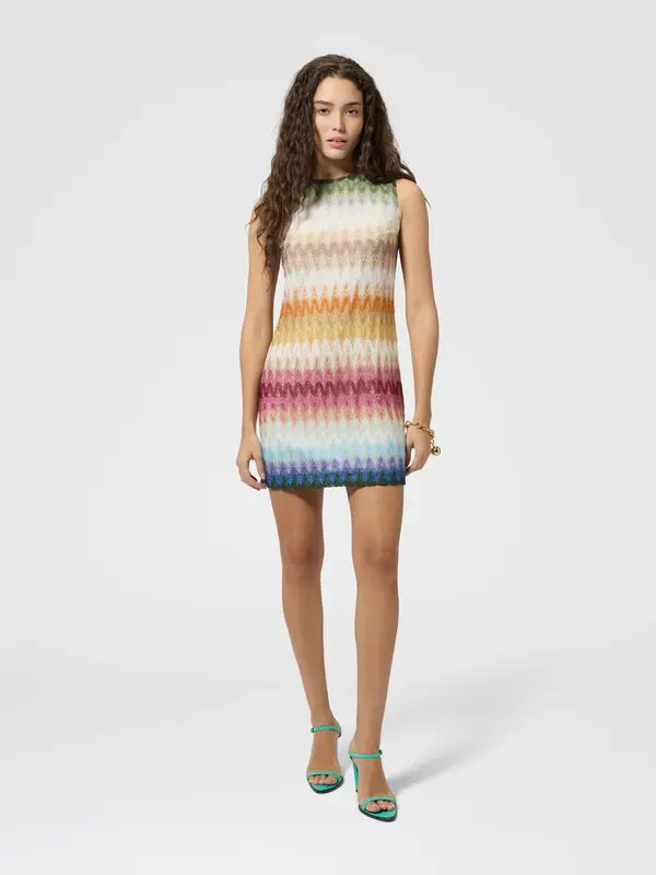 Missoni Sleeveless Dégradé Viscose Mini Dress